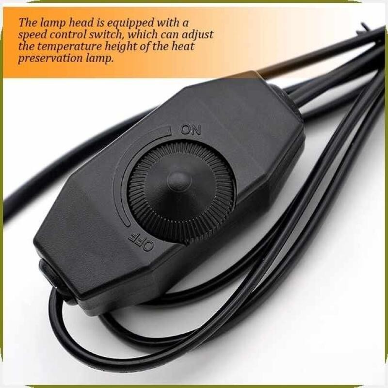 100-300W Heating Lamp Temperature Controller Farm Animal Heater Egg ...