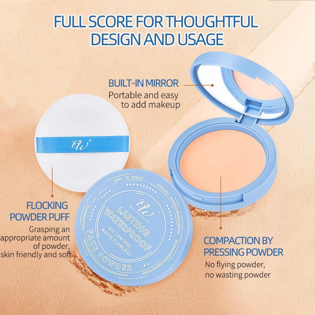 DW Face Powder Foundation Lasting Waterproof Oil Control Matte Long ...