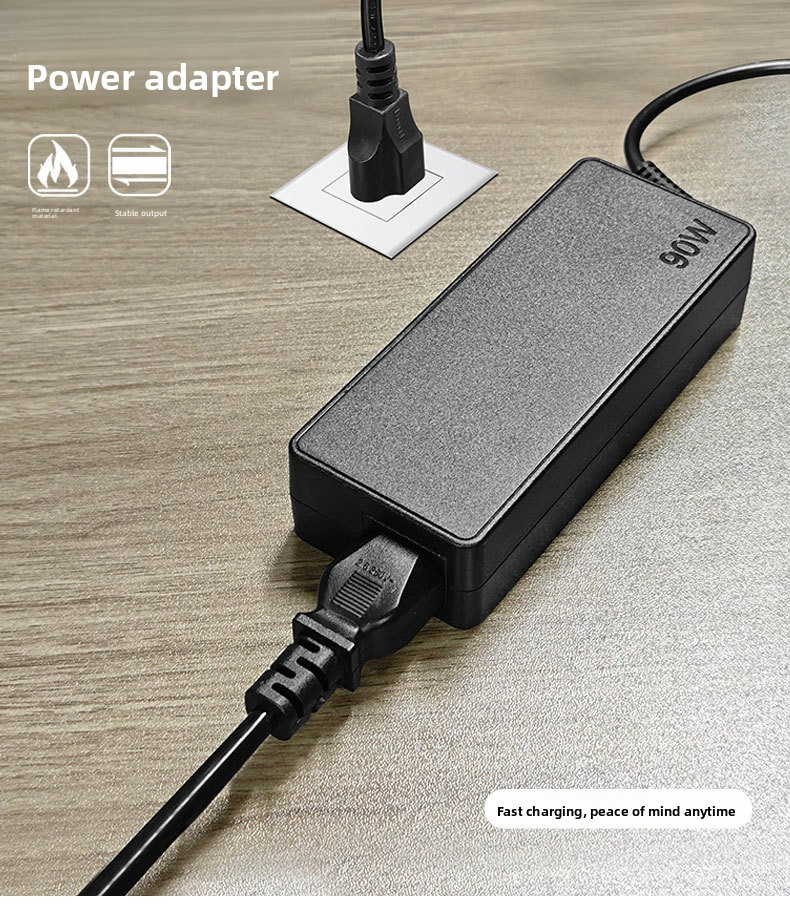 Lenovo Laptop Adapter Charger 20V-4.5A 90W 11*5.5mm Big Square Port for ...