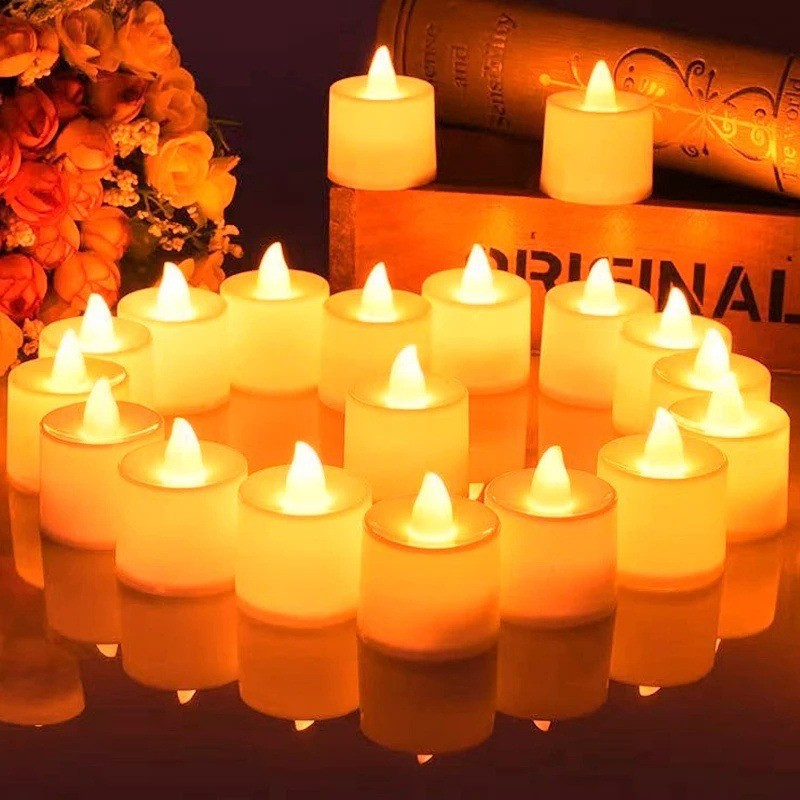 5/10/20Pcs LED Tea Light Candle / Flameless Candles / Battery Electric ...
