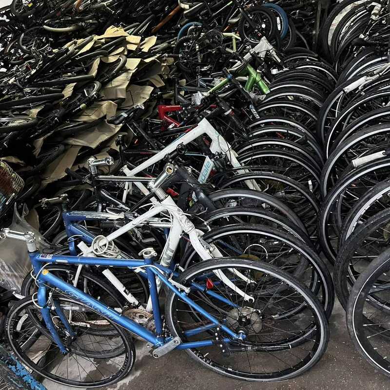 Japanese second-hand curved frame bicycle 26inch women's city bike ...