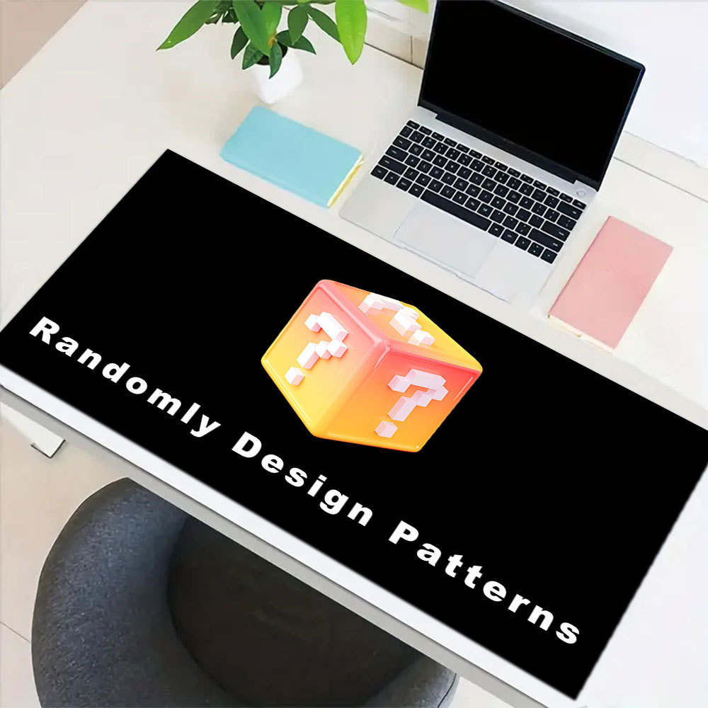 Random Desk Mat Smooth Extended Large Computer Mousepad Gaming keyboard ...