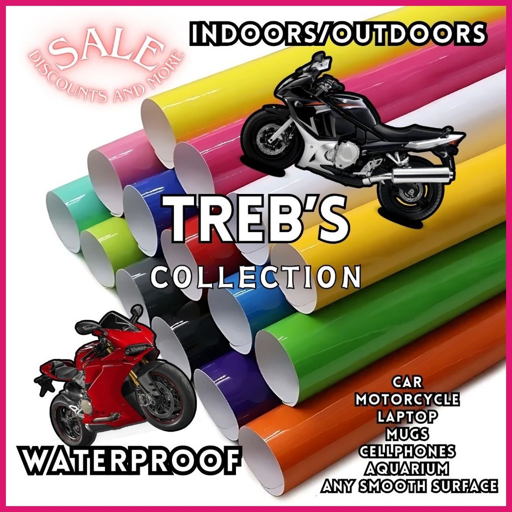 motorcycle sticker 24 inches x 48 inches motor motorbike ebike stickers ...