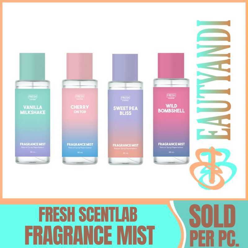 FRESH Scentlab Fragrance Mist 88Ml -Vanilla Milkshake, Wild Bombshell ...