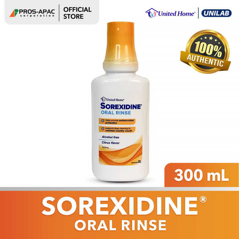 Sorexidine Oral Rinse 300Ml – Alcohol-Free Antimicrobial Mouthwash For ...