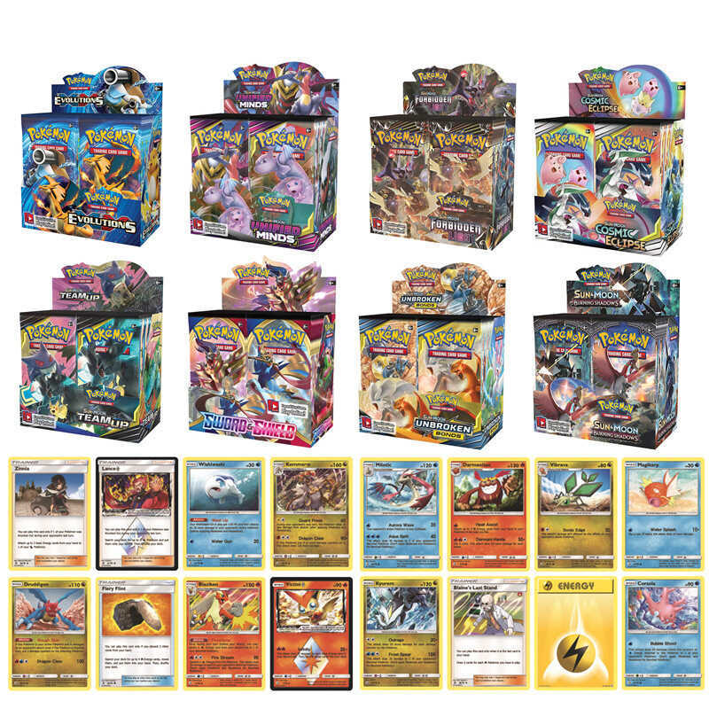 Cards Pokémon Pokémon 324 Booster Cards 360 Playing Cards Collectible ...