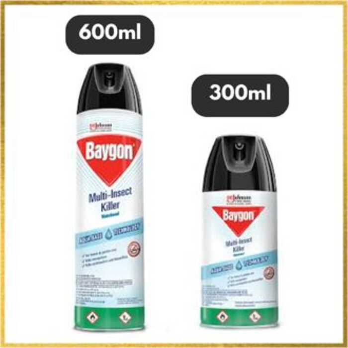 Baygon Multi-Insect Killer Water Based 600Ml, 500Ml And 300Ml 332 ...