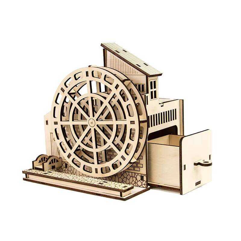 Log Wind Carving Music Pen Holder Artifact Storage Box As Wood Crafts ...