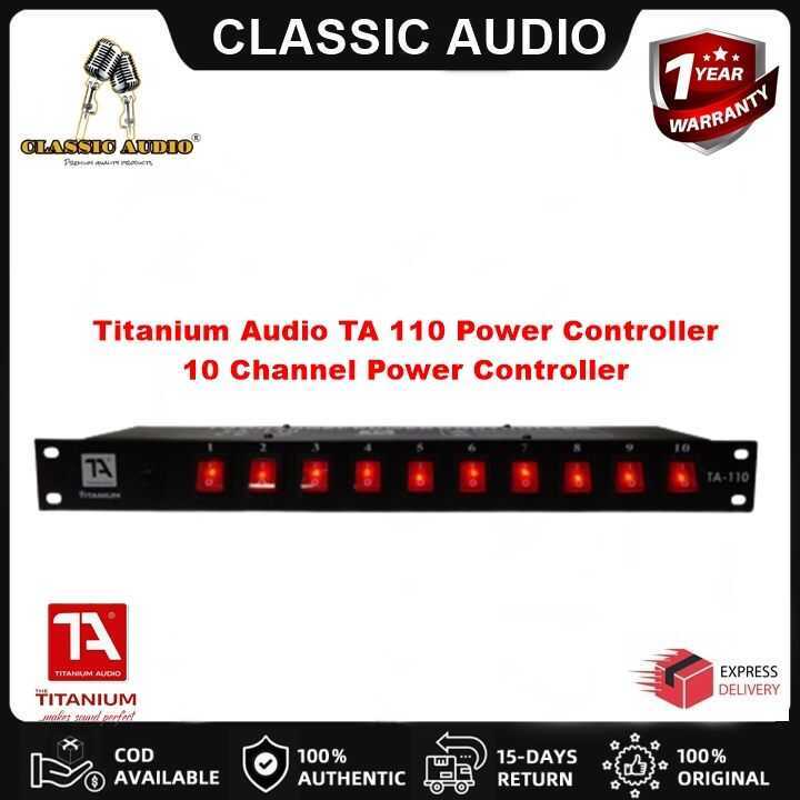Audio Titanium TA 10 Channel Yk 110 Power Switch Controller ...