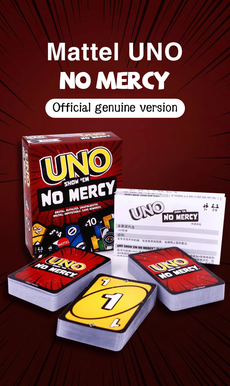 UNO No Mercy Card Game - Multi-player Casual Party Game | Filipino ...