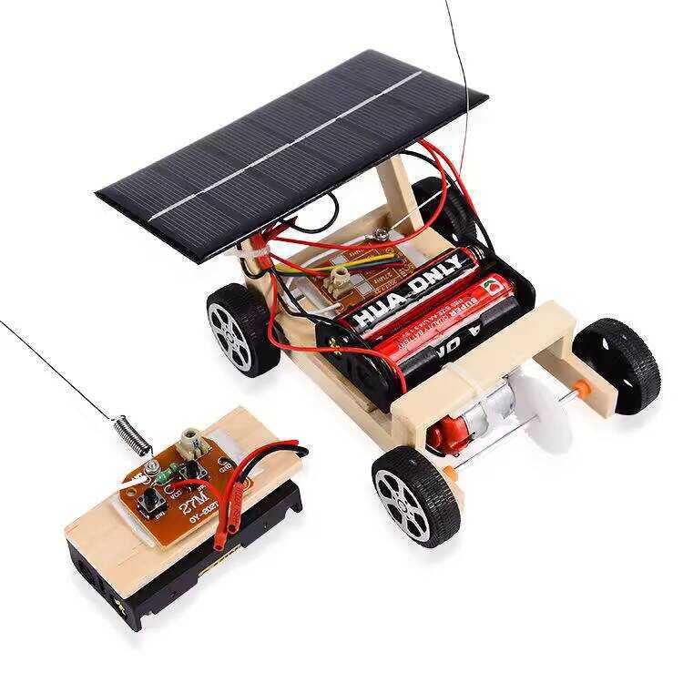 (Cod) Educational Science Toys Assembly Solar Remote Control Car ...