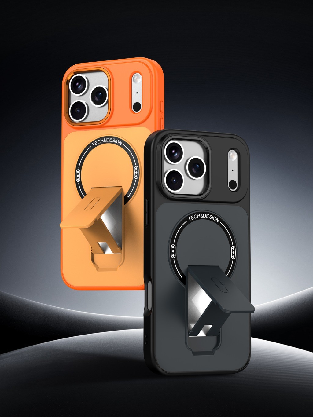 Flip Bracket Magnetic Acrylic Phone Case for IPhone 17 Pro Max 17Air 13 ...