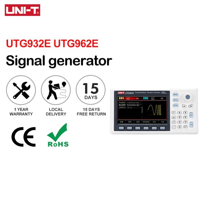 UNI-T UTG932E UTG962E Function Arbitrary Waveform Generator Signal ...