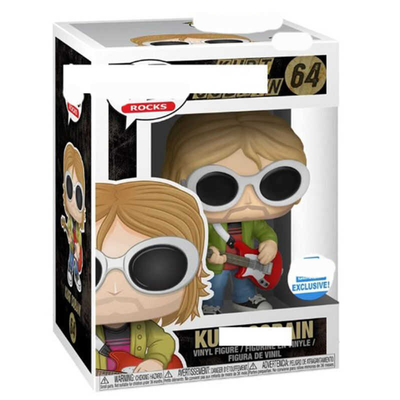 Toy Kids Funko POP 66 64 Kurt Cobain Roc Live And Loud Vinyl Action ...