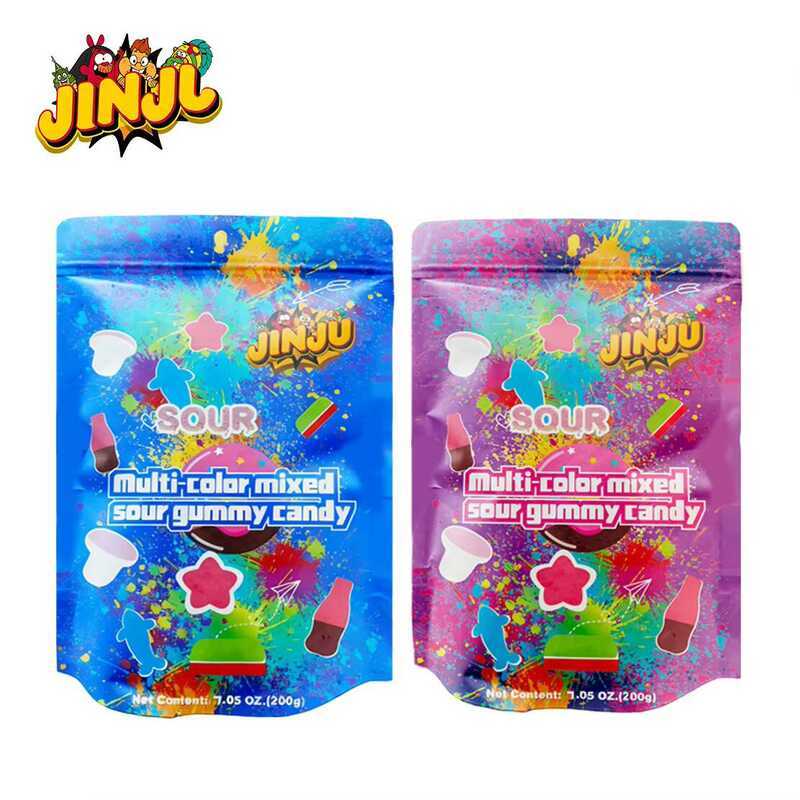 Chinese Manufacturer Wholesale Mixed Fruit Flavored Sour Sand Animal ...