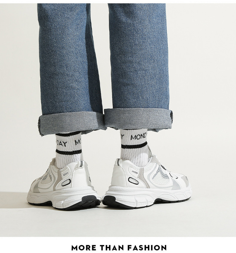 [Buy 1 Take 1] YOTO Korean White Shoes For Women Chunky Casual Sneakers ...