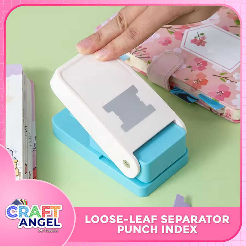 Separator Punch Loose Leaf Index Divider Tab Label For Notebooks ...