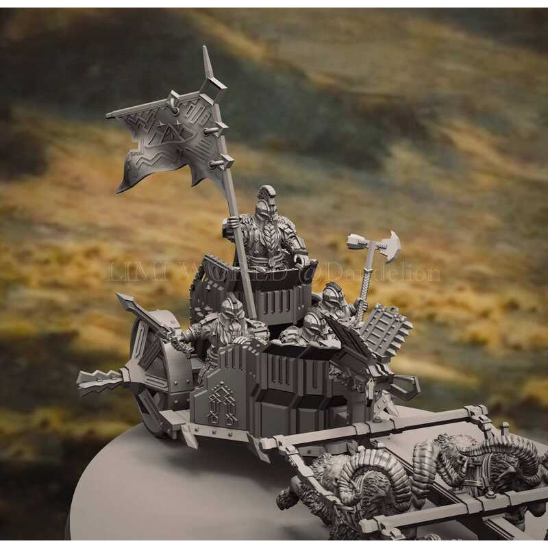Hobbit Iron Hills Df Chariot Lord Of The Rings Battle Chess Resin Board ...