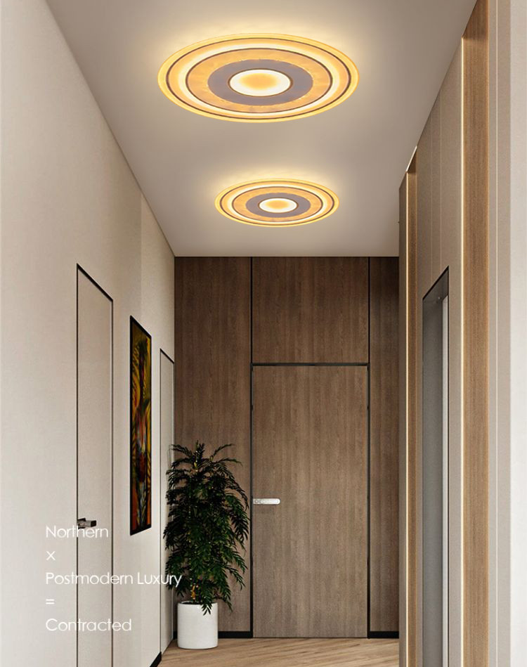 Nordic style LED ceiling light, hallway light, balcony light, bedroom ...