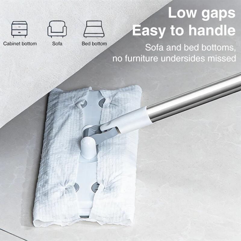 Floor Mop Disposable Wet Dry Paper Refill Flat Mop Cloth for Floor ...