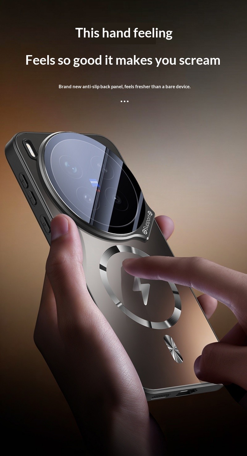 Magnetic Lens Protection Invisible Bracket Frosted Case For VIVO X300 ...