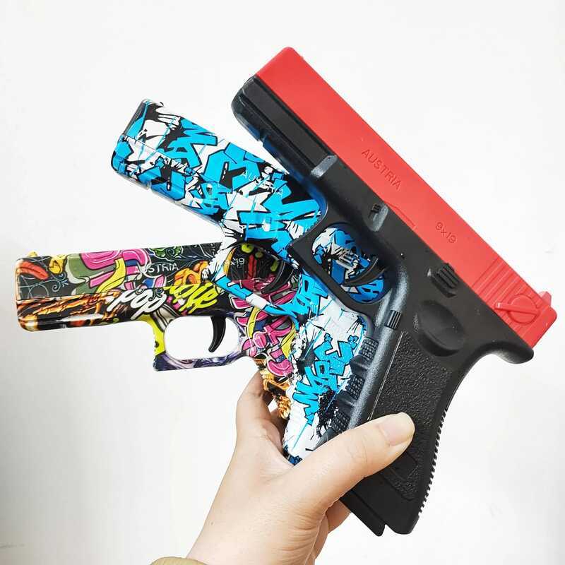 Double Ball Shoting Soft Bullet Toy Gun Manual Pistol Foam Ball Airsoft ...