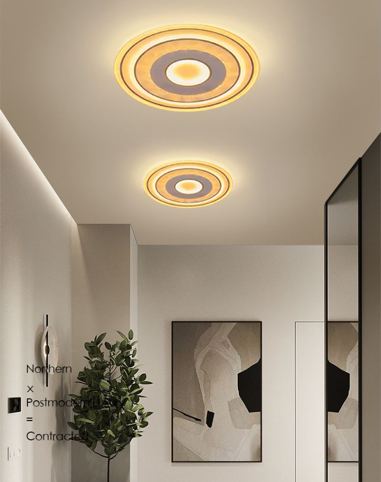 Nordic style LED ceiling light, hallway light, balcony light, bedroom ...