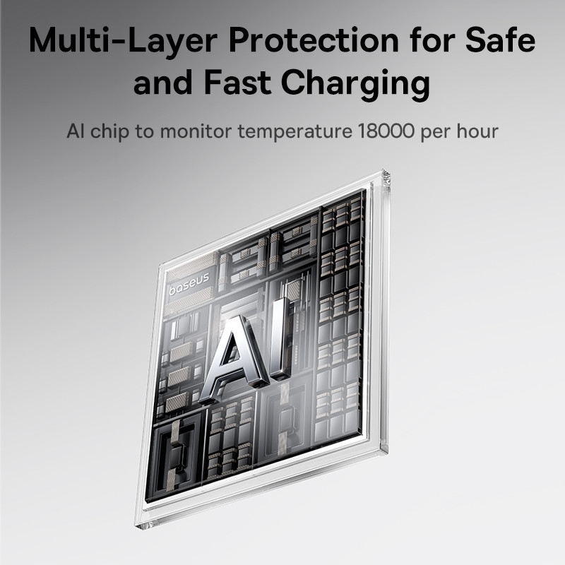 Baseus FC11 20000mAh 22.5W Dual-Cable Power Bank Digital Display Fast ...