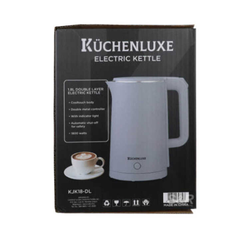 Kuchenluxe Double Layer Electric Kettle 1.8L Kjk18-Dl | Shopee Philippines