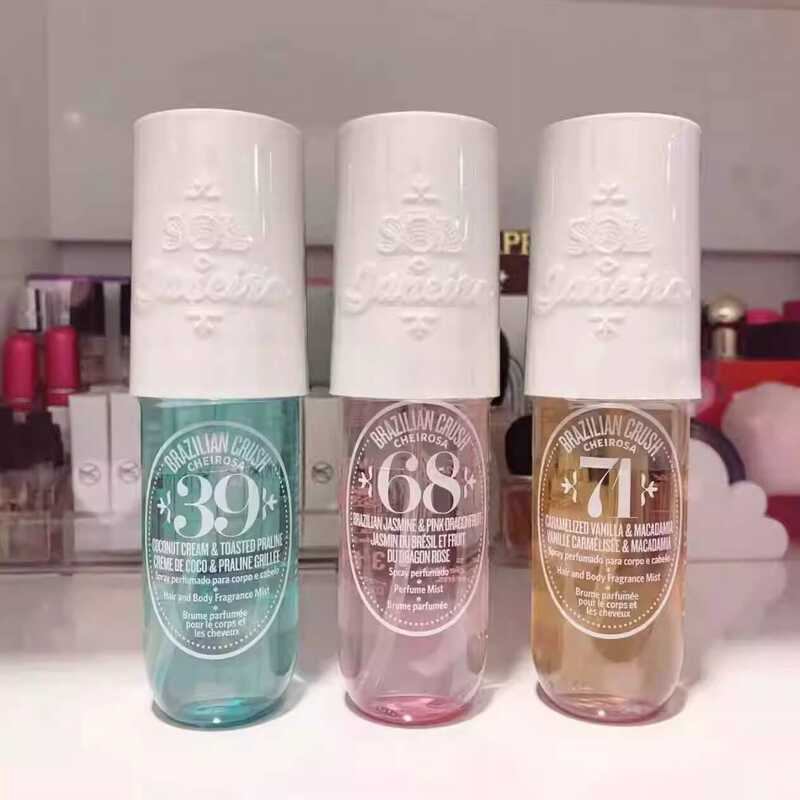 de Janeiro No. 62 and Hair Fragrance Body Spray Sol Perfume Caramel ...