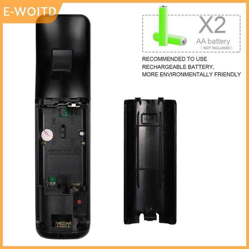 YUWO Wii Game Remote Controller Built In Motion Plus Joystick Joypad ...