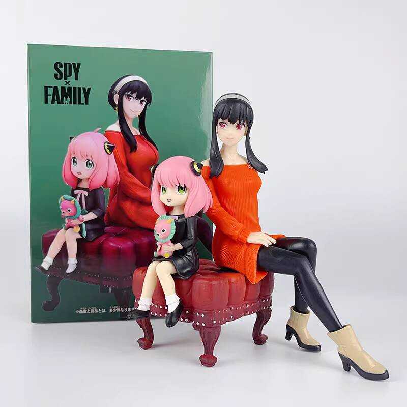Spy X Family Aniya And Joel Sofa Sitting Posture Boxed Figurine Model ...