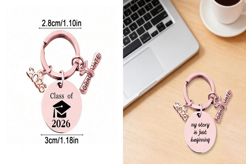MIC_ Graduation Keychain 2026 Class of 2026 Celebration Accessory Class ...
