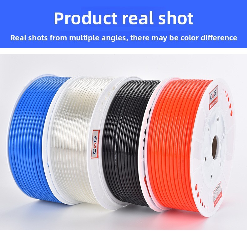 10m PU trans HP res pneu hose, 8mm dia, sizes 12x8,8x5,10x6.5,6x4 for ...