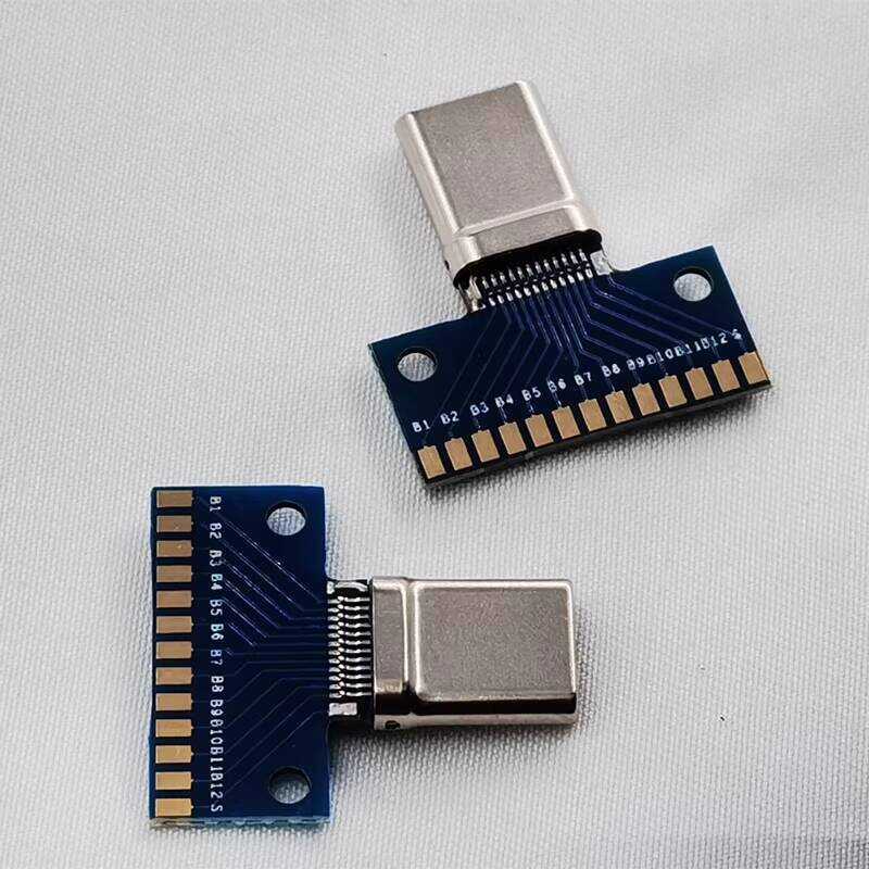 TYPE-C Test Socket USB 3.1 Male Connector with PCB Double-Sided ...