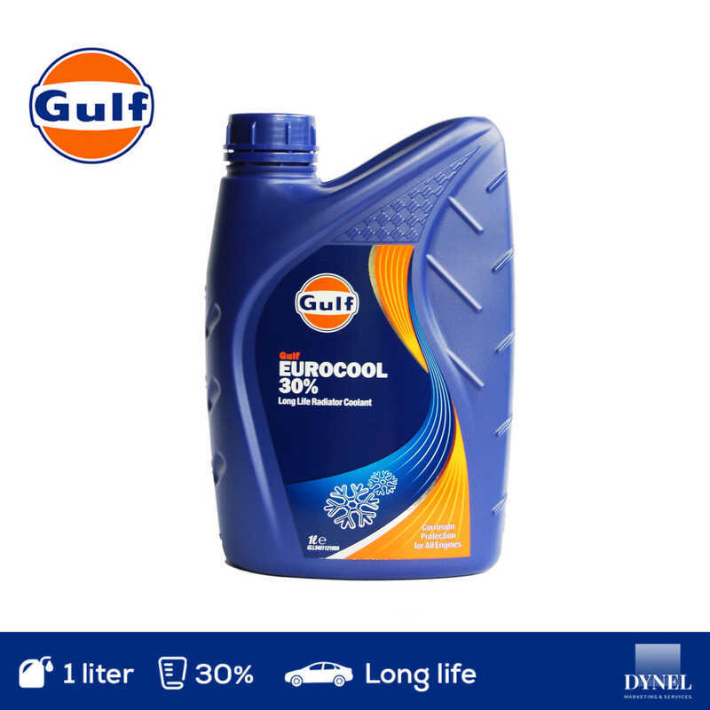 Gulf Eurocool 30% Coolant Color Green 1L | Shopee Philippines