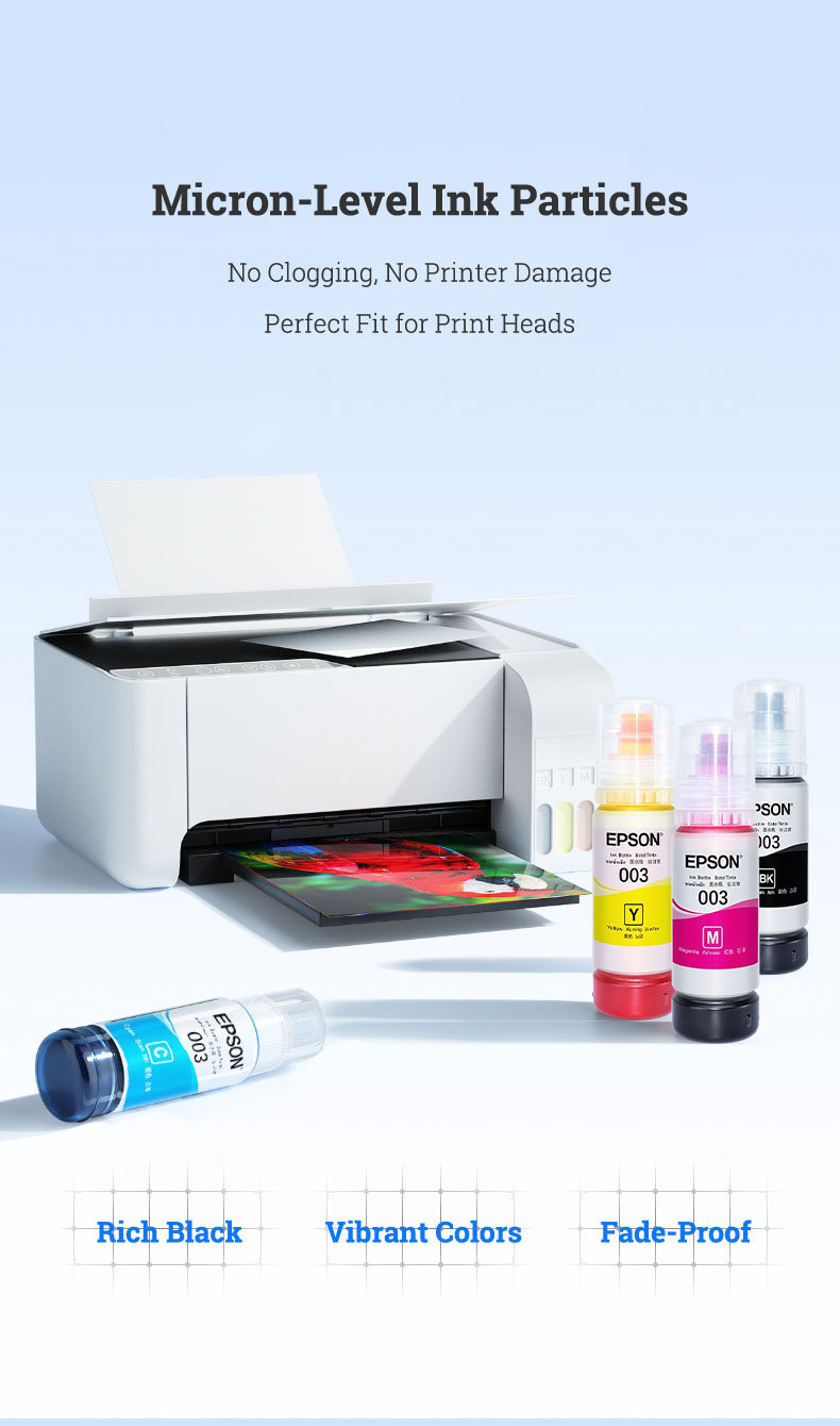 【BUY 4,GET 1】Genuine Epaon 003 Refill inks for L3210/L1110/L3110/L3120 ...