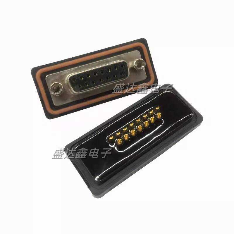 Rectangular Pin Connector IP67 Waterproof Grade DB15 Female D-SUB ...