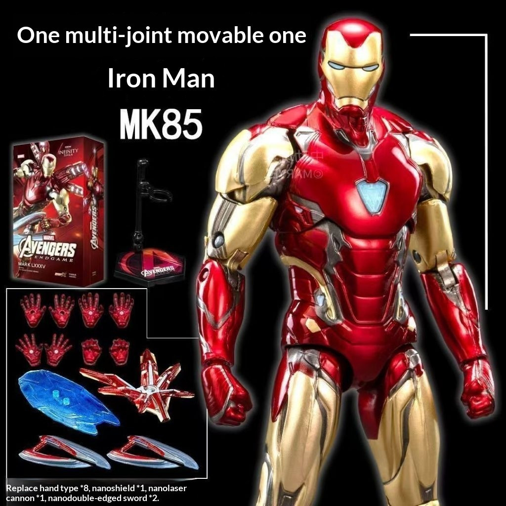 ZD Toys New Marvel Iron Man MK85 Ver 1.0 Articulated Action Figure ...