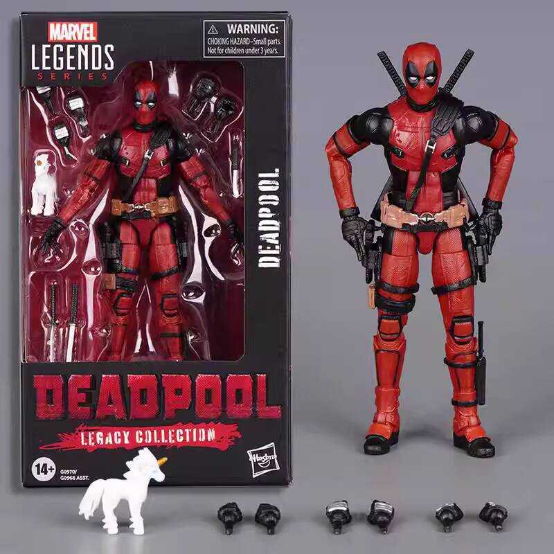Marvel Avengers Deadpool Action Figure Toy With Movable Joints Figurine ...
