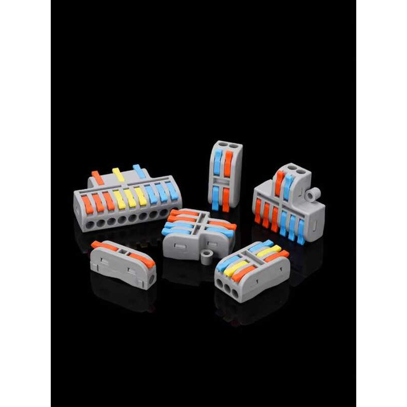 Mini Terminal Block Multi-In Multi-Out Splitter Quick Press-Type ...