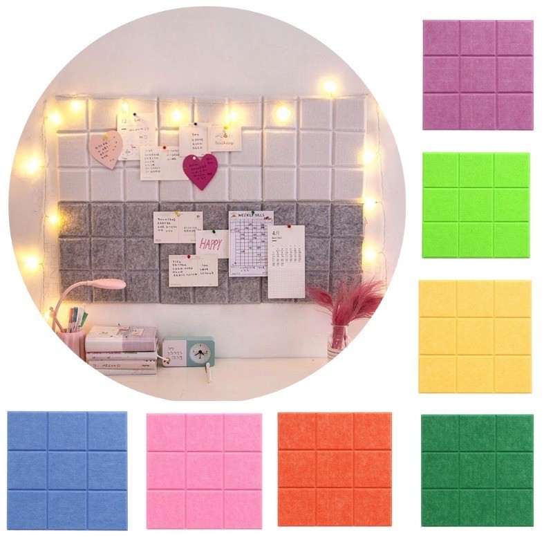 30x30cm Felt Background Board DIY Grid Nordic Square Bulletin Cork ...