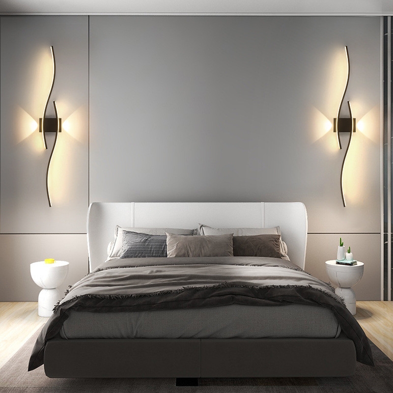 Modern eye-protecting reflective wall lamps, suitable for living rooms ...