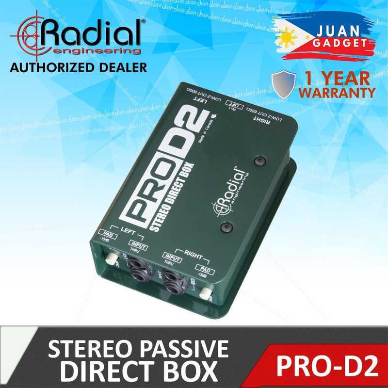 Engineering Radial ProD2 - Stereo Passive Direct Box | JG erstore ...