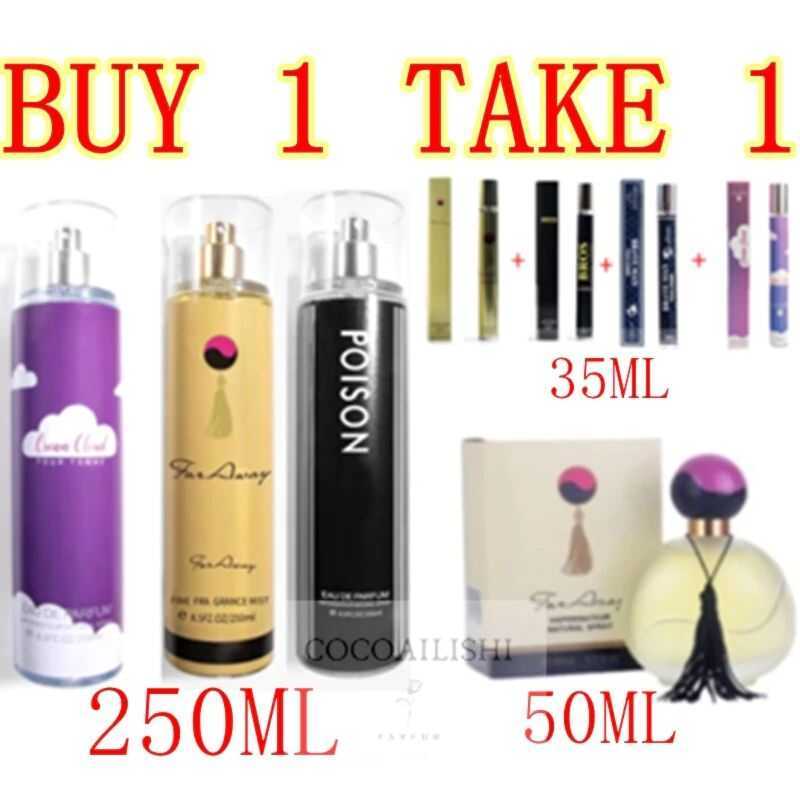 BUY 1 TAKE 1Far Away Perfume Collection Fragrance Mist Poison Bros ...
