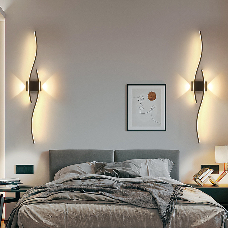 Modern eye-protecting reflective wall lamps, suitable for living rooms ...