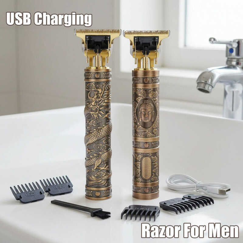 SYCAT T9 LCD Razor Hair Cut Machine For Men Hair Shaver Trimmer Usb ...