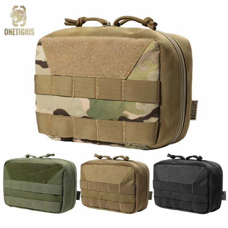 ONETIGRIS Tactical Molle Pouches,Large Admin Pouch Utility Tool Pouch ...