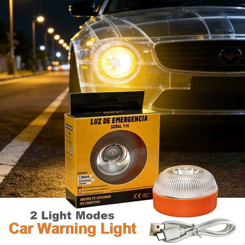 Strobe Rechargeable Car Emergency Beacon Waterproof LED Ning USB V16 ...