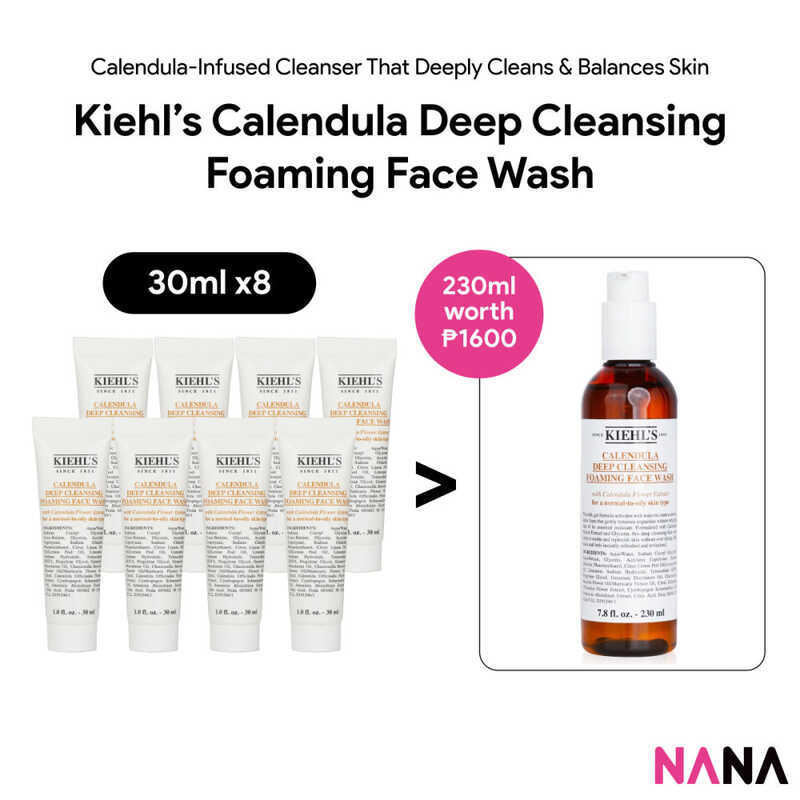 Kiehl’S Calendula Deep Cleansing Foaming Face Wash Sample Pack (30Ml X ...